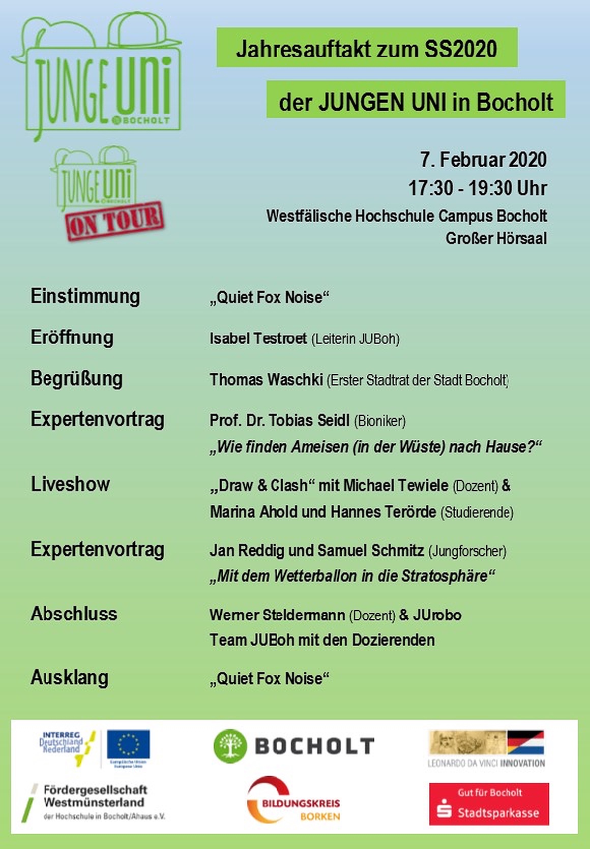 JUNGE UNI startet ins neue Semester | We ♥ Bocholt